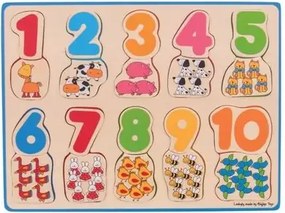 Bigjigs Toys Počítací puzzle 2 / od 1 roku