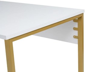 Designový psací stůl Geillis 240 cm bílý