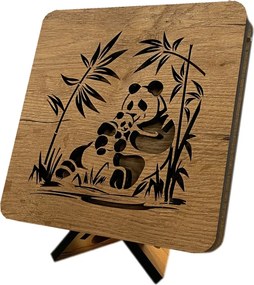 Li-Go "Pandy" lampa 19x19 cm provedení povrchu: dub