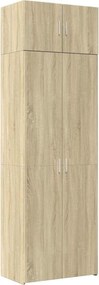 Úzká úložná dub sonoma 70x42,5x225 cm kompozitní dřevo 3281331