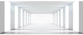 Vliesová fototapeta 3D bílá chodba 375 x 150 cm panoramatická + lepidlo zdarma / MP-2-0036 vliesové fototapety na zeď DIMEX
