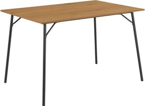Jídelní stůl s deskou v dubovém dekoru 80x120 cm Peru – Actona