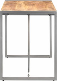 Jídelní stůl 120 x 60 x 75 cm masivní hrubé mangovníkové dřevo 321561