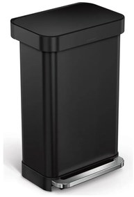Pedálový ocelový odpadkový koš 45 l – simplehuman
