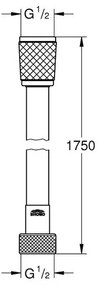 Grohe Vitalioflex Trend Sprchová hadice 175 cm, černá mat 287422432