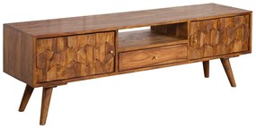 Designový TV stolek Justice, 140 cm sheesham