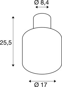 LA 1004677 OVALISK CL venkovní LED stropní přisazené svítidlo antracit CCT switch 3000/4000 K - BIG WHITE (SLV)