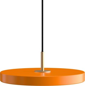 Závěsná lampa Asteria Mini se zlatým uchycením oranžová