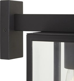 Průmyslové venkovní nástěnné svítidlo tmavě šedé IP44 - Sutton Down