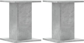 Stojany na rostliny 2 ks betonově šedé 30 x 30 x 40 cm kompozit 3307849