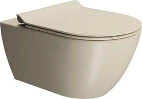 GSI GSI, PURA závěsná WC mísa, Swirlflush, 55x36 cm, creta dual-mat, 881508
