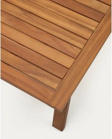 Béžový/v tmavě přírodní barvě zahradní lounge set z masivu akácie pro 4 Frares – Kave Home