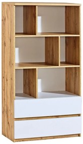 Casarredo - Komfort nábytek Regál ARITZO 04 2S se zásuvkami, výběr barev | barva: dol-bílá-arktik