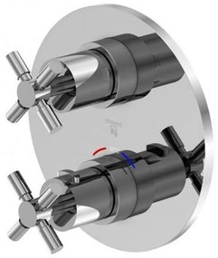 Steinberg 250 - Termostatická baterie pod omítku pro 2 spotřebiče, chrom 250 4133 3