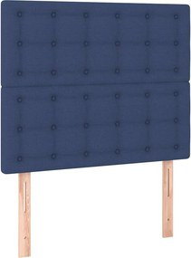 Box spring postel s matrací černá 120x190 cm textil 3270389