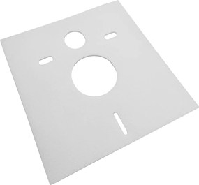 Laveo Laveo, univerzální zvukově izolační podložka pro závěsné WC a bidet, bílá, LAV-AMT_610T
