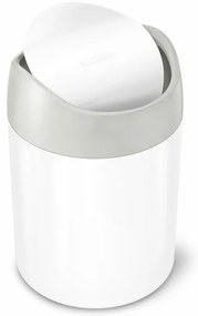 Odpadkový koš na stůl Mini 1,5 l, bílá
