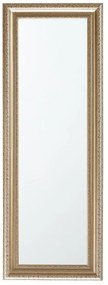 Zrcadlo 51x141cm stříbrno-zlaté AURILLAC Beliani