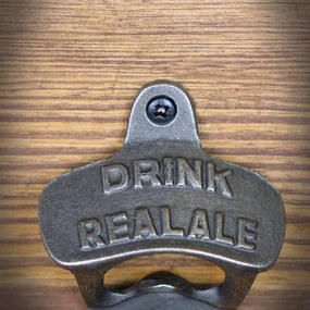 Nástěnný otvírák na lahve Drink Real Ale