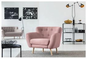 Světle růžové křeslo Cosmopolitan design London