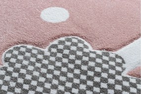 Dywany Łuszczów, Dětský kusový koberec Petit Dolly sheep pink, 160x220, růžová, dětský pokoj