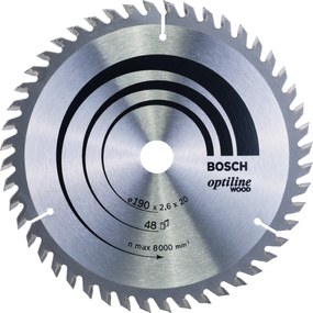 Bosch pilový kotouč Optiline Wood 190x20 24WZ Dostupné varianty: Pilový kotouč Bosch Optiline Wood 190x20 mm/48z.
