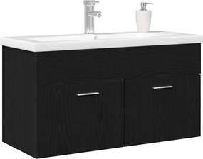 Koupelnová skříň Černý dub 90 x 38,5 x 46 cm Kompozitní dřevo 3333138
