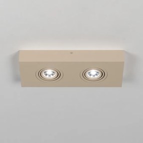 Stropní LED svítidlo Spot Quality Quadra 2 Taupe