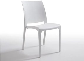 Plastová židle VOLGA bílá