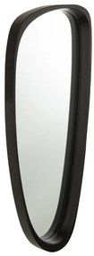 OnaDnes -20% Černé lakované zrcadlo J-Line Toni 33 x 89 cm