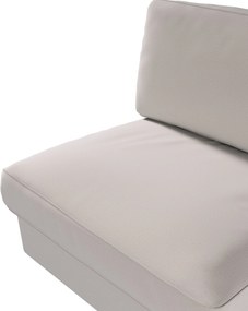 Potah na neskládací křeslo IKEA Kivik barva béžová látka sametová