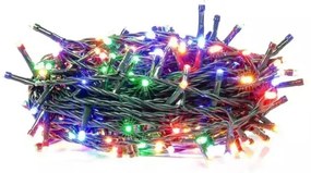SOLIGHT LED venkovní vánoční řetěz, 50 LED, 5m, přívod 3m, 8 funkcí, časovač, IP44, RGB