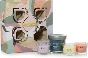 Dárková sada: Yankee Candle Dárkový set 1x Tumbler Malá Svíčka a 3x votivní svíčka ve skle