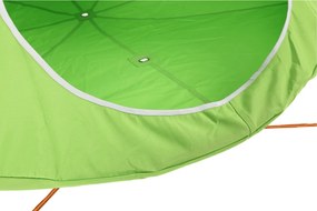 Závěsné houpací křeslo, zelená, KLORIN NEW BIG SIZE CACOON HAMMOCK