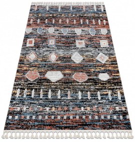Kusový koberec Lineas černý 80x150cm