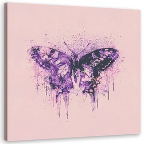 Gario Obraz na plátně Fialový motýl - Andrea Haase Rozměry: 30 x 30 cm