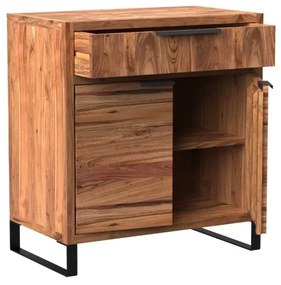 furniture-nabytek.cz - Masivní komoda Sydney z akácie, lakovaná, hnědá