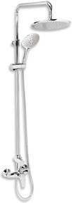 Novaservis Sprchové soupravy - Sprchový set s baterií, horní připojení sprchy, chrom, SET068/57,0
