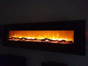 Electric fireplace -  LED elektrický krb 182 Black