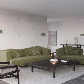 Sollux Lighting Nástěnné svítidlo TILA 30 olivově zelené