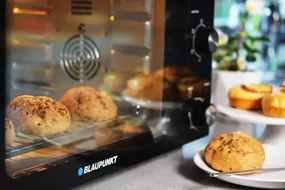 Blaupunkt EOM601 černá/nerez / Elektrická trouba / 45 l / 1800 W / hor