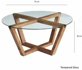 Konferenční stolek Lotus Wooden