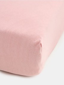 Sinsay - Prostěradlo s gumou - pastelová růžová