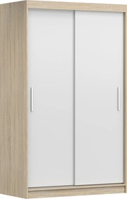 IDZ Šatní skříň NEOMI 04, 120 cm Barva dřeva: Černá + Bílá