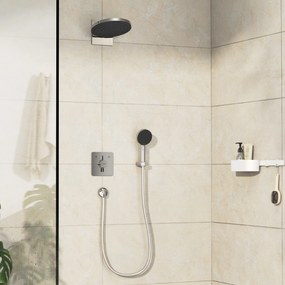 Hansgrohe DuoTurn Q, baterie pod omítku pro 2 spotřebiče, chromová, HAN-75414000