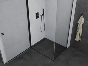 Mexen Pretoria sprchový kout 80x100cm, 6mm sklo, černý profil-čiré sklo, 852-080-100-70-00
