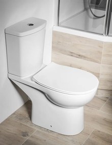Sapho Sapho, KAIRO CLEANWASH WC kombi s bidetovou sprškou, zadní odpad, splachovací mechanismus, PC106