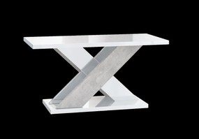 Prospero Konferenční stolek Xao Barva: bílý lesk/kámen