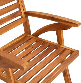 vidaXL Zahradní židle 6 ks masivní akáciové dřevo [3075173]