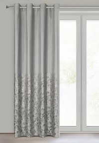 ZATEMŇOVACÍ ZÁVĚS NA KROUŽCÍCH TORI 140X250 CM VZOROVANÁ